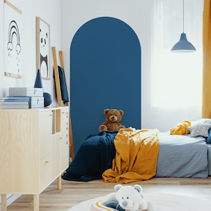 Modern Arch Wall Decal, Minimalistic Colored Arch Decal for Bed or Crib ...