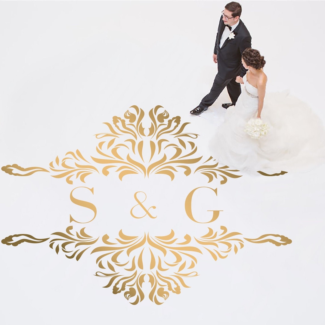 Dance Floor Decal Wedding Floor Decal Vinyl Floor Decals Wedding Decor ...