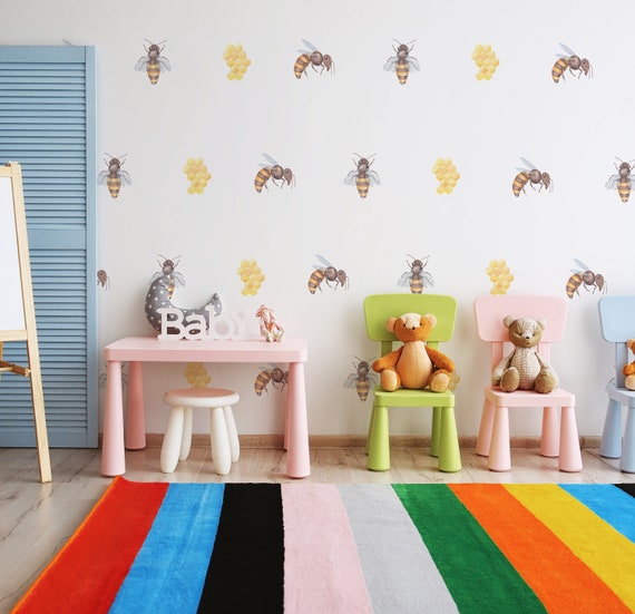 Calcomanías De Pared De Abejas