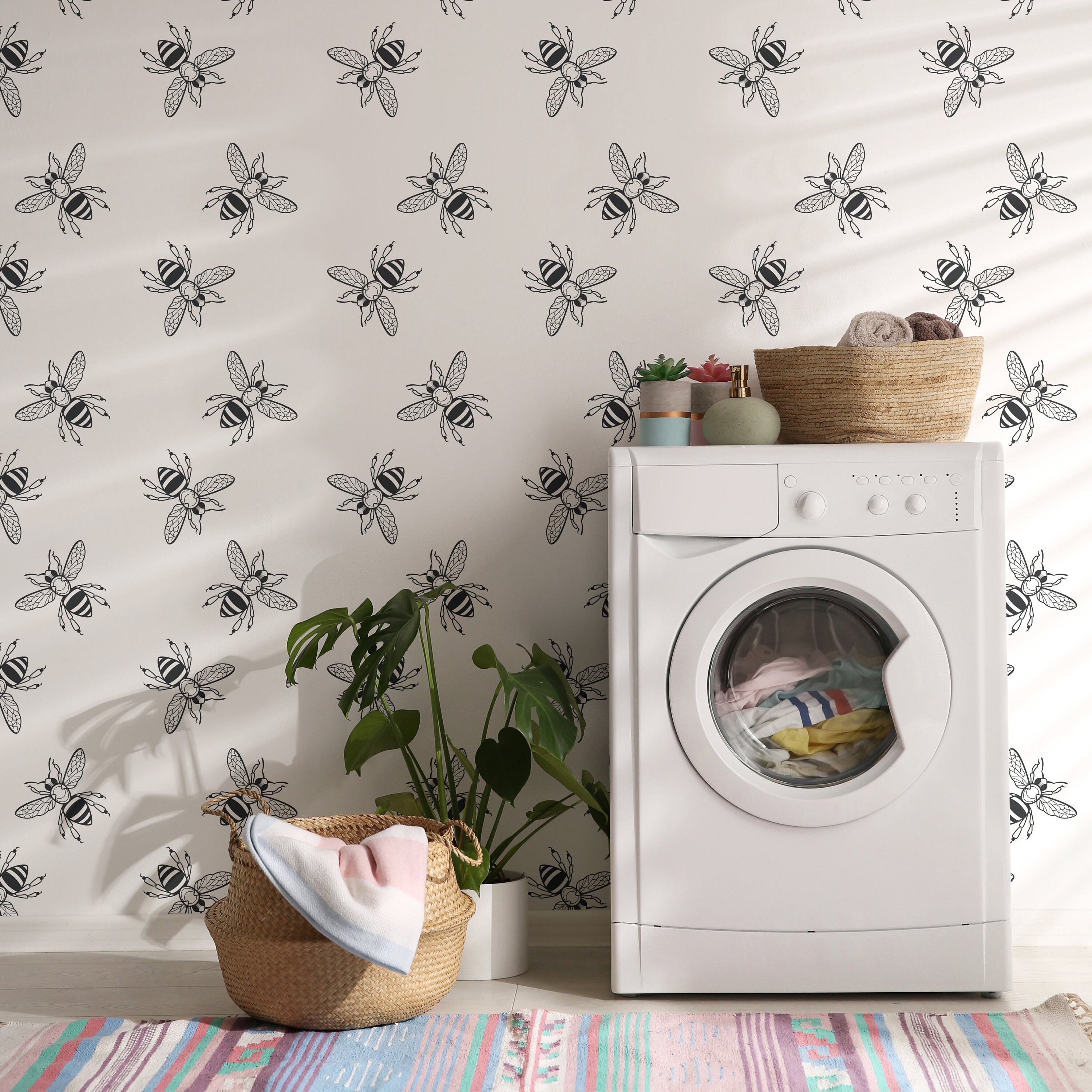 Bees Wall Decals Honey Bees Insects His and Hers | Etsy