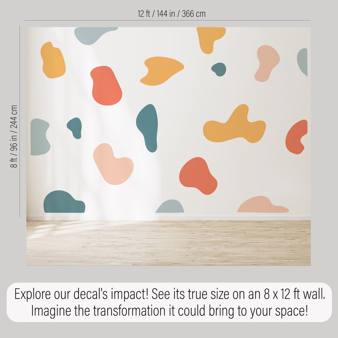 Abstract Shapes Wall Decals, Abstract Wall Decor for Nurseries and ...