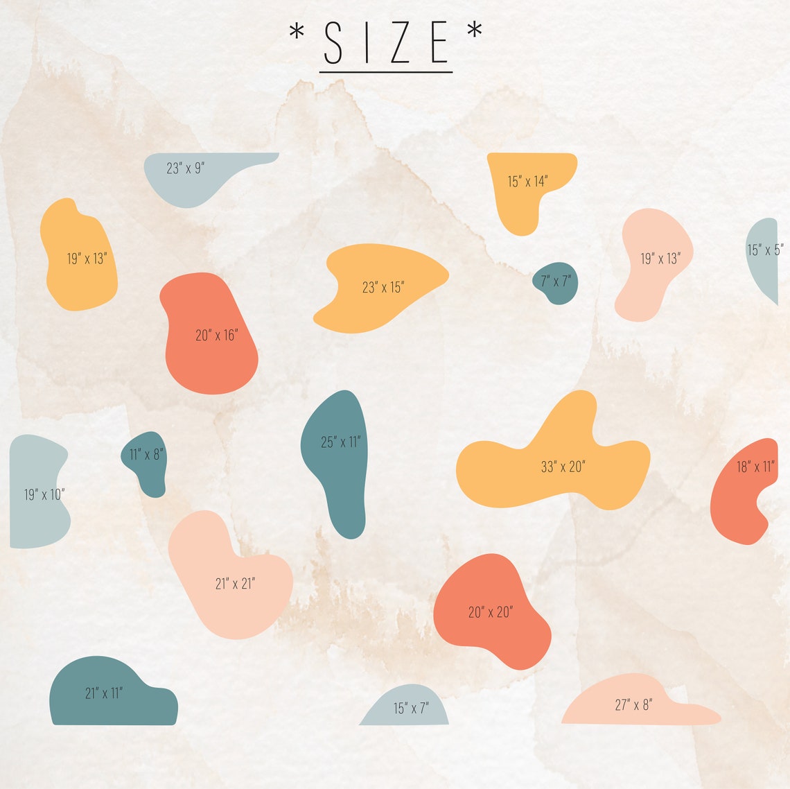 Abstract Shapes Wall Decals, Abstract Wall Decor for Nurseries and ...