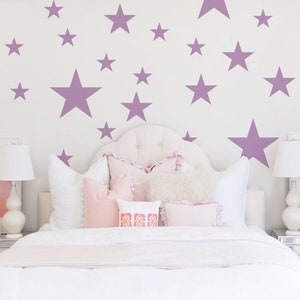 Extra Large Star Wall Decals Stars Stickers, Zodiac Wall Decals ...