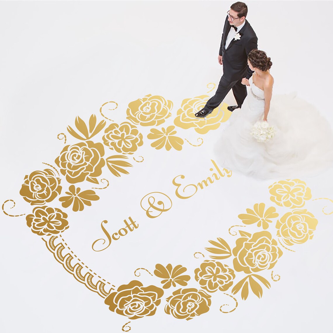 Dance Floor Decal Wedding Floor Decal Vinyl Floor Decals | Etsy