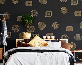 Rectangle Wall Decals - Etsy