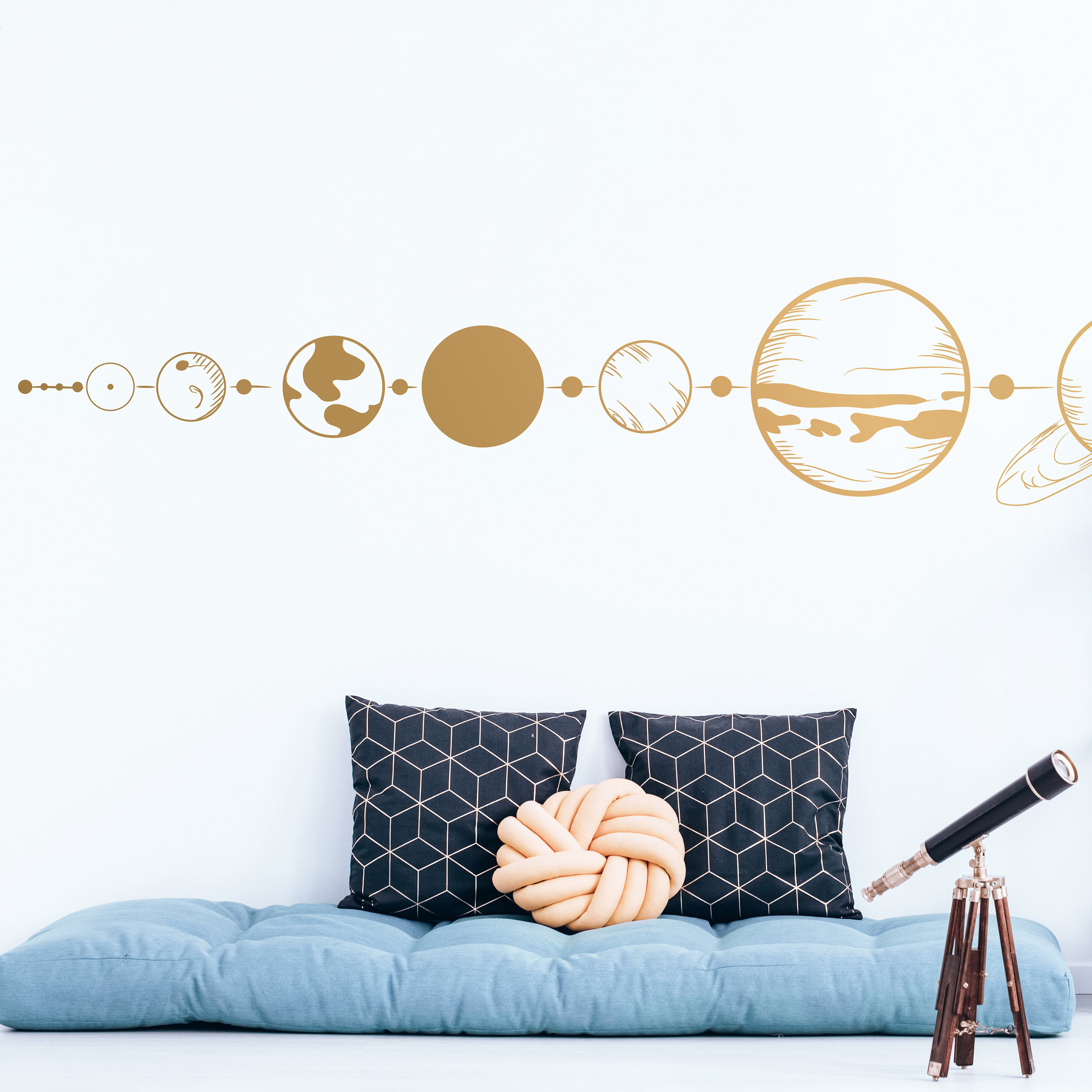 Planets Wall Decals Solar System Decals Space Wall Art | Etsy UK