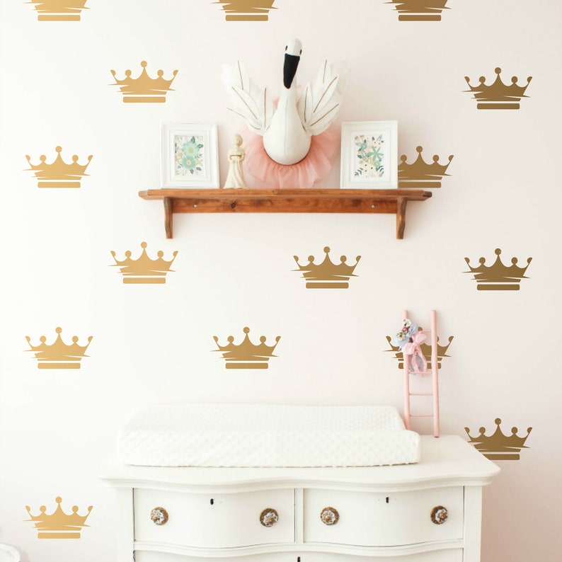 A True King Wears A Crown Wall Decals Prince and King Wall | Etsy