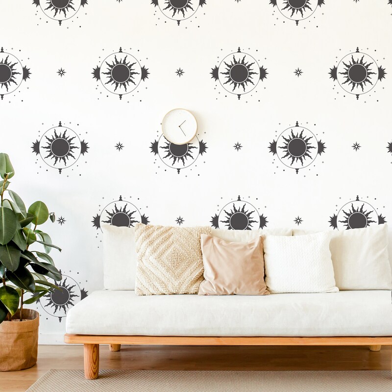 Sun Wall Mural - Etsy
