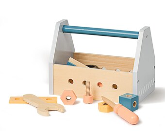Wooden Toy Tool Box | Etsy