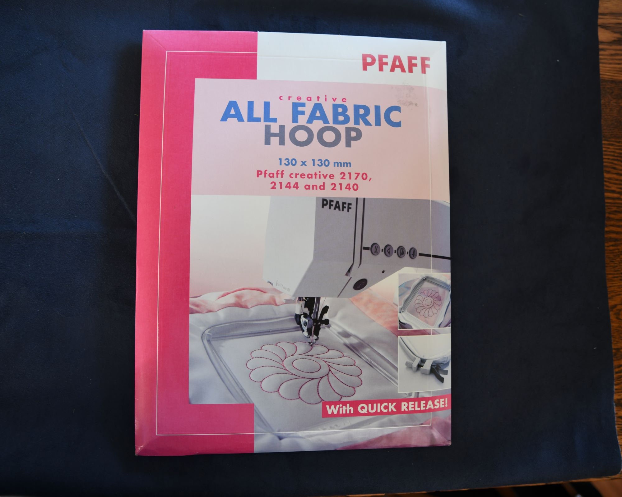 Pfaff Creative All Fabric Hoop 130 X 130 Mm With Quick Release, New ...