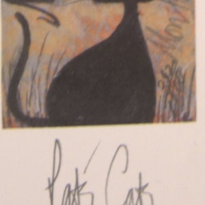 Pat's Cats, P. Buckley Moss, an Offset Lithograph, 1994, Art, Signed ...