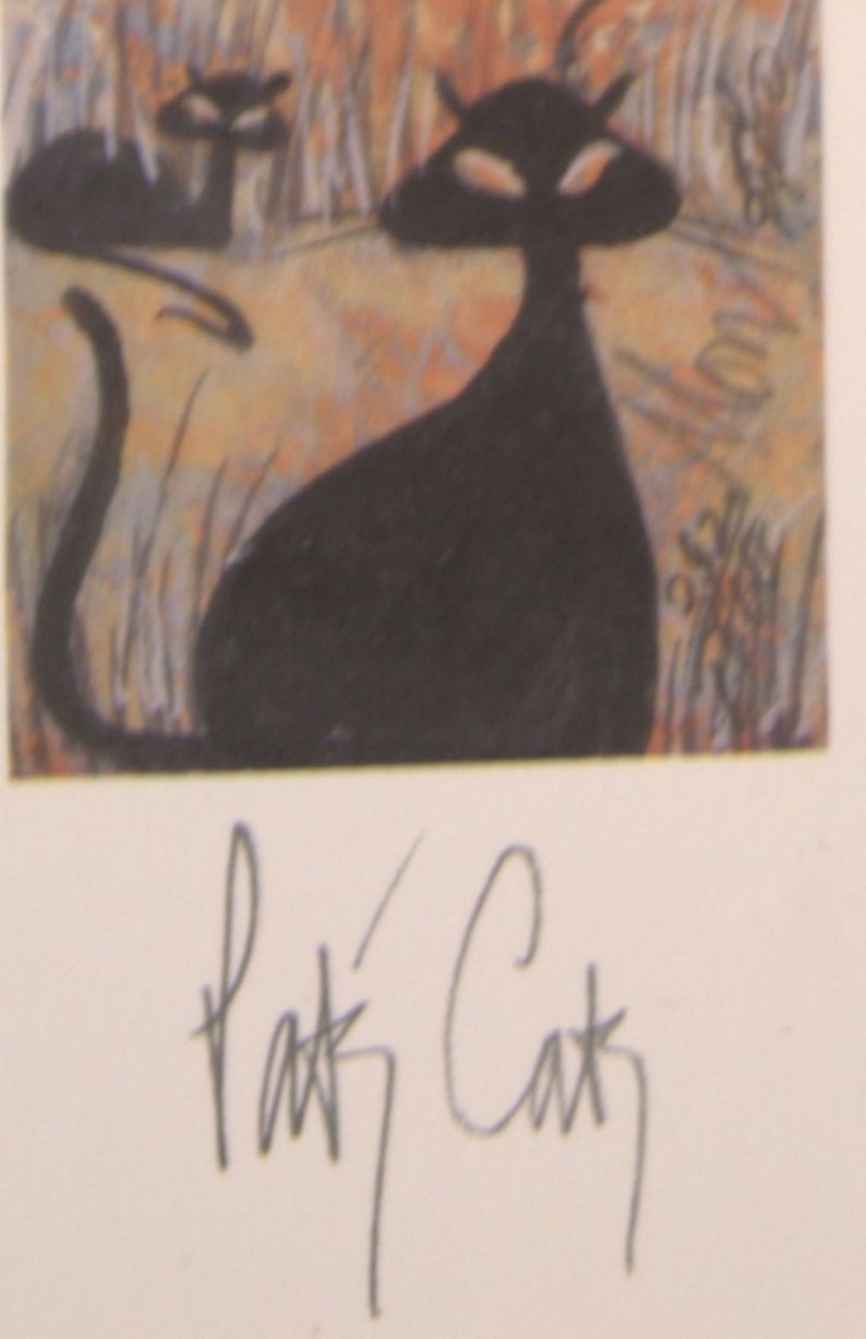 Pat's Cats, P. Buckley Moss, an Offset Lithograph, 1994, Art, Signed ...
