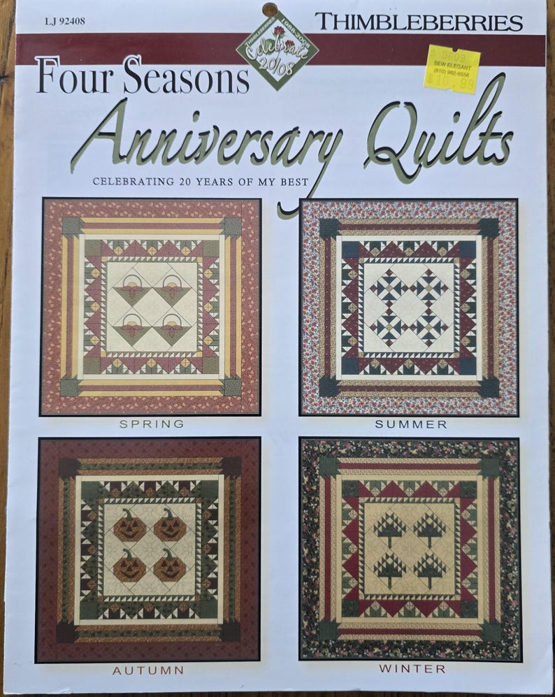 Thimbleberries Four Seasons Quilt Patterns, Lynette Jensen - Etsy