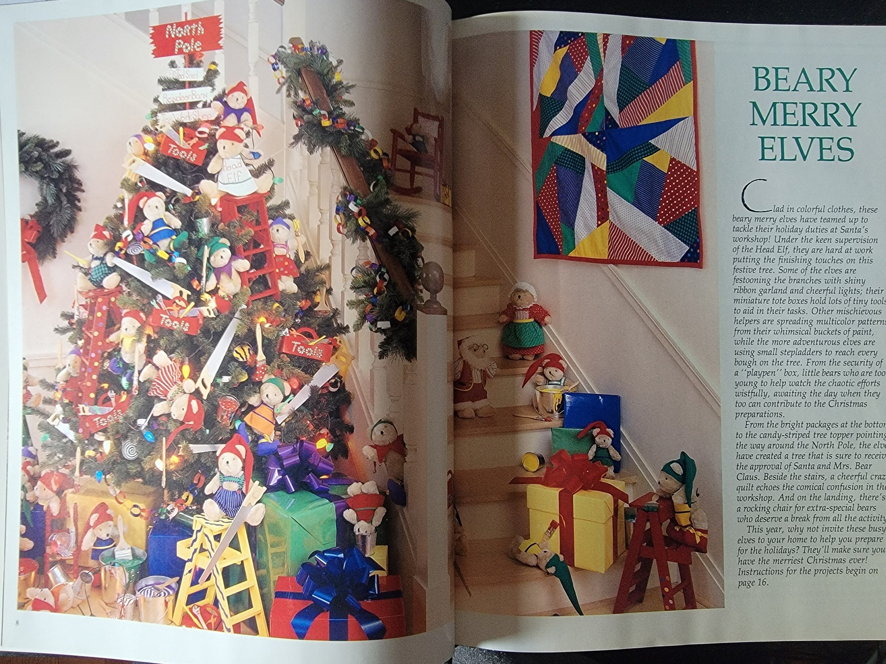 Spirit of Christmas Crafts Book, Leisure Arts Holiday Projects - Etsy