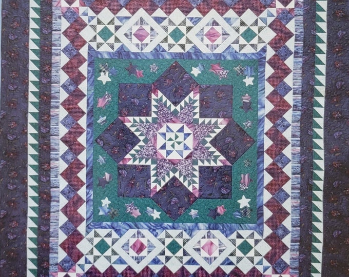 Starry Night Quilt Block Pattern Series – 84x101 Finished Size - Etsy