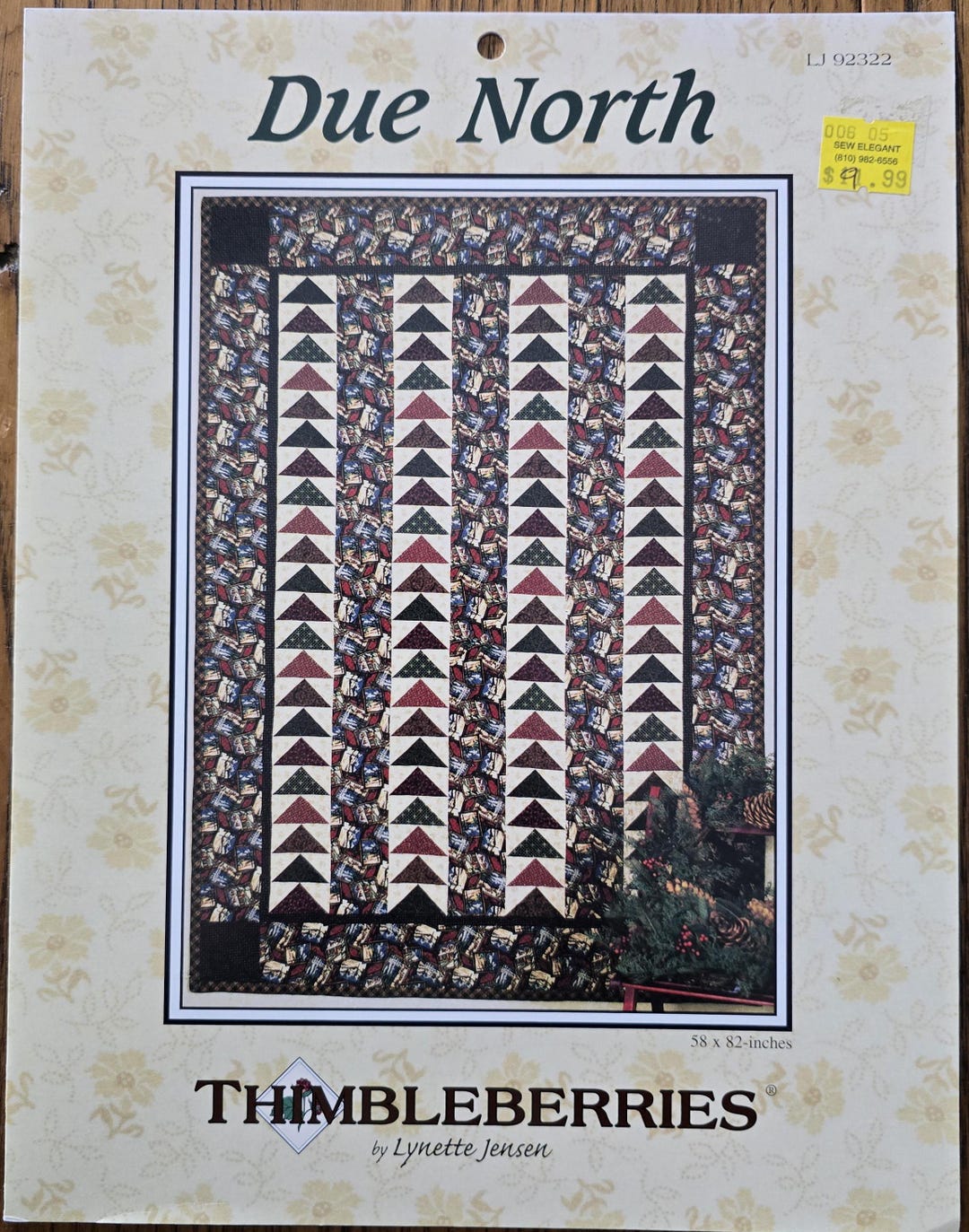 Thimbleberries Due North Quilt Pattern, LJ 92322, Finished Size 58"x82 ...