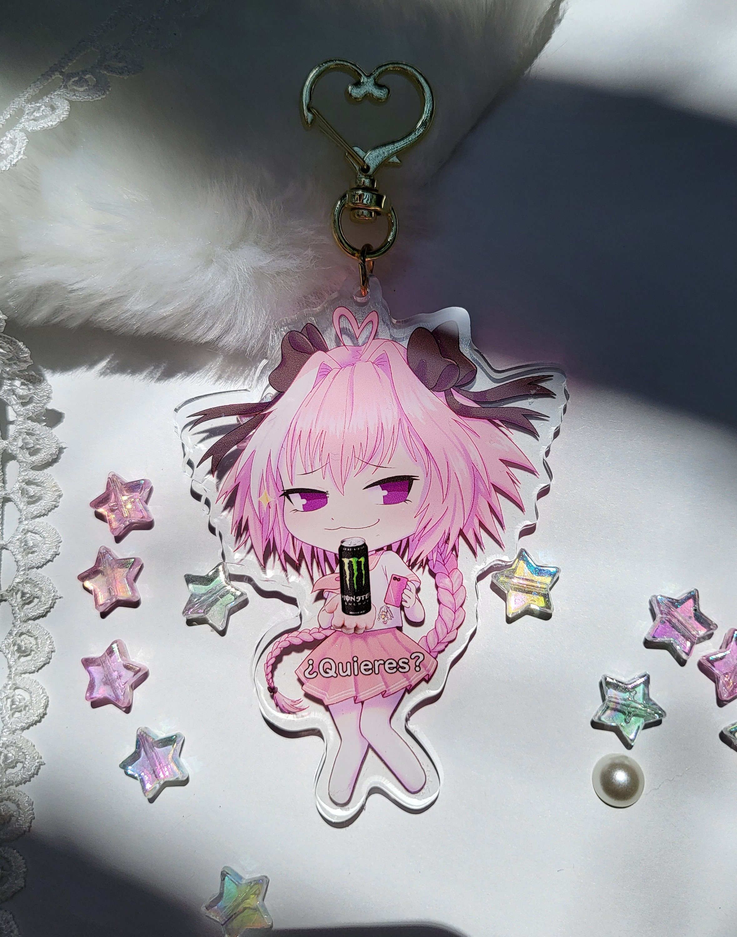 Astolfo Monster Meme FGO Fate Acrylic Charm - Etsy