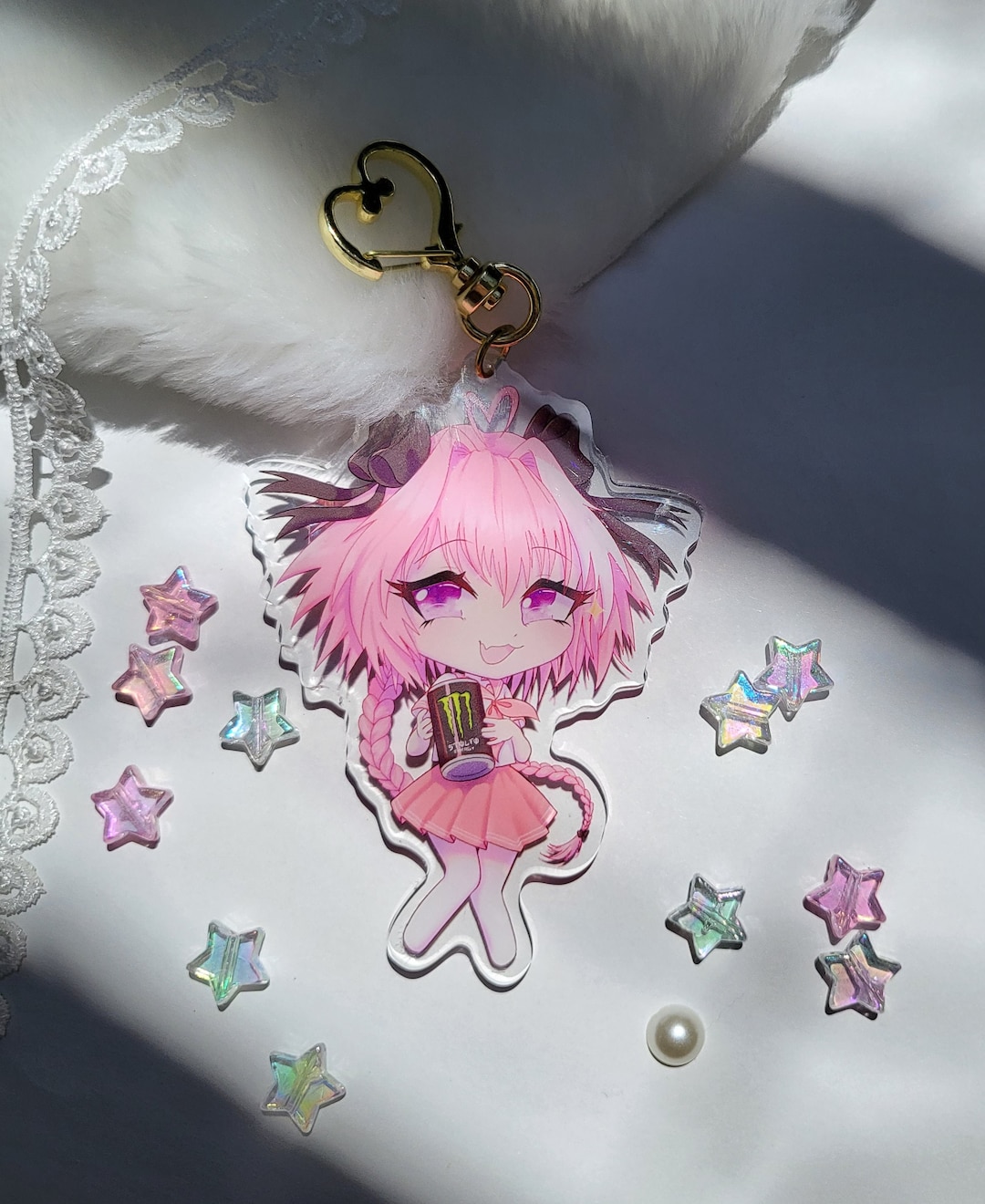 Buy Astolfo Monster Meme FGO Fate Acrylic Charm Online in India - Etsy