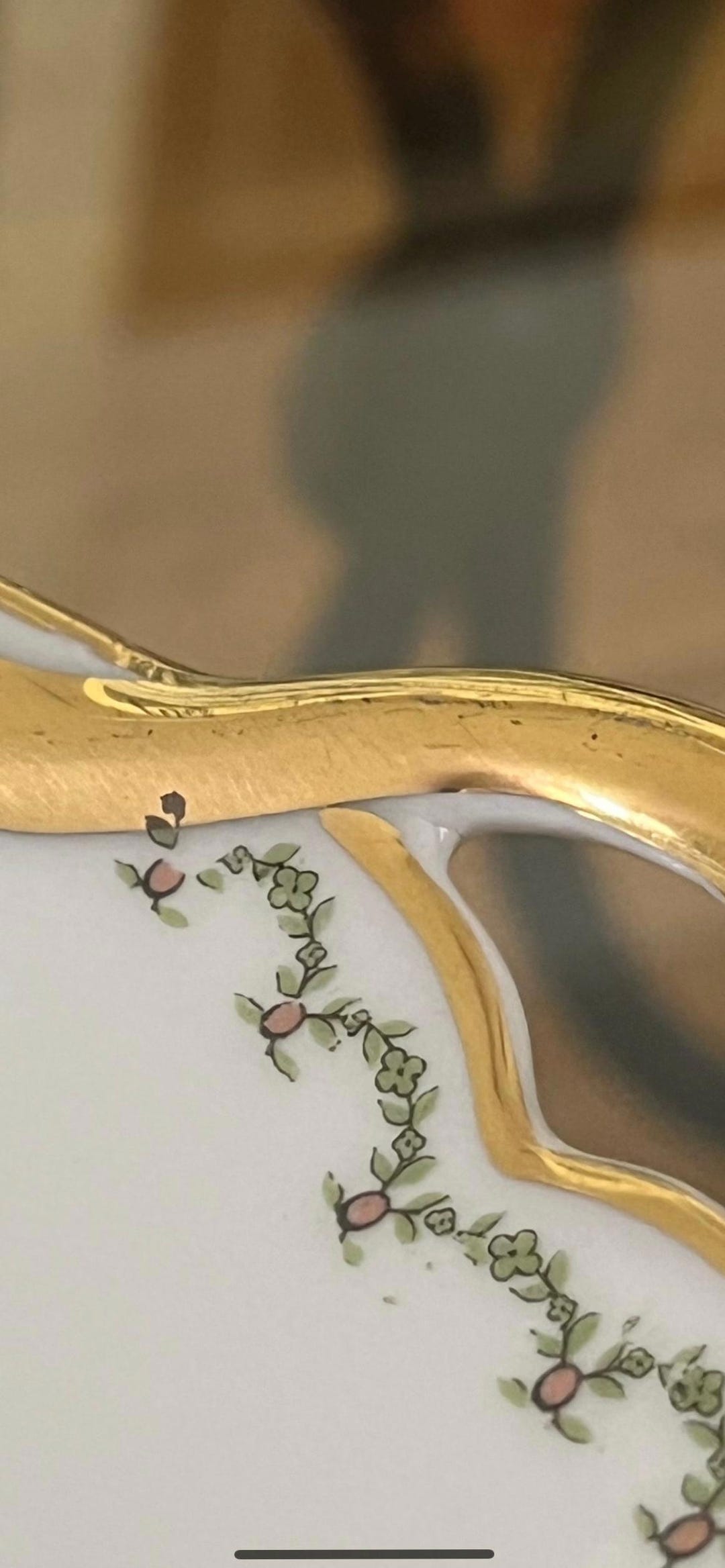 Ch Field Haviland Limoges GOA France Platter With Gold Open Handles - Etsy