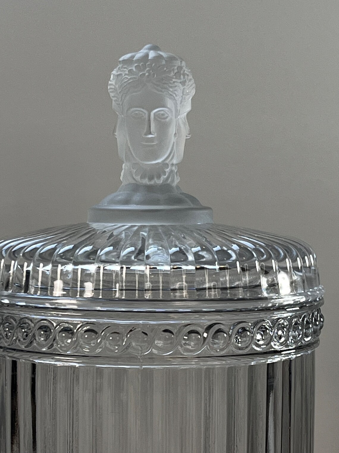 Imperial Glass Biscuit Jar 3 Sisters Made for the Museum of Modern Art ...