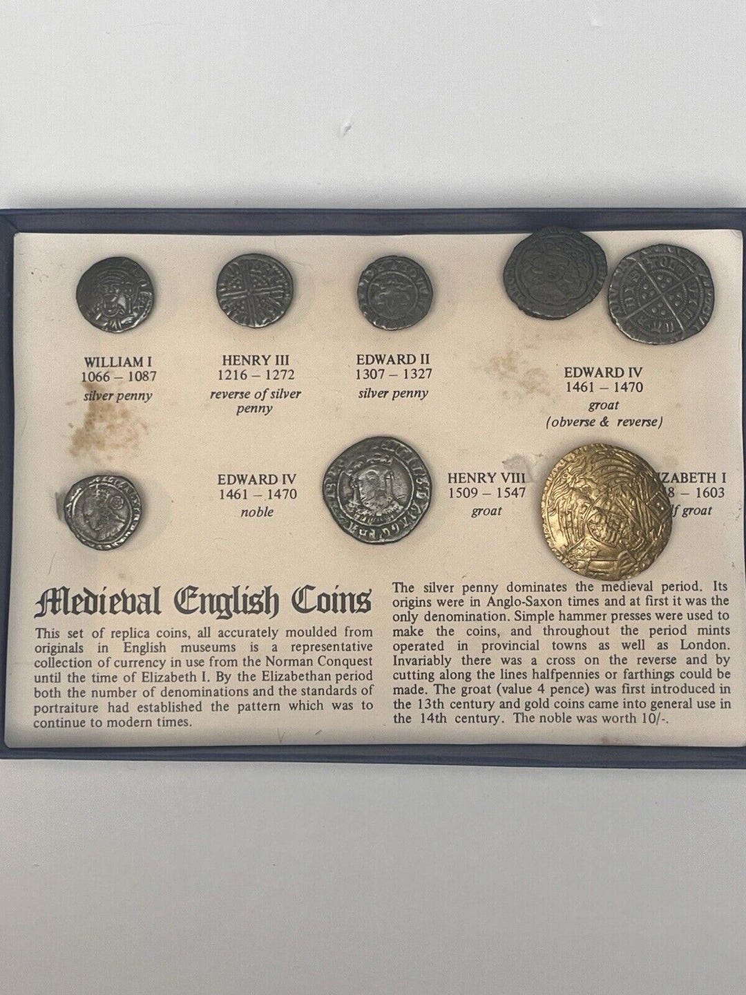 Medieval English European Coins Replica Set Vintage - Etsy UK