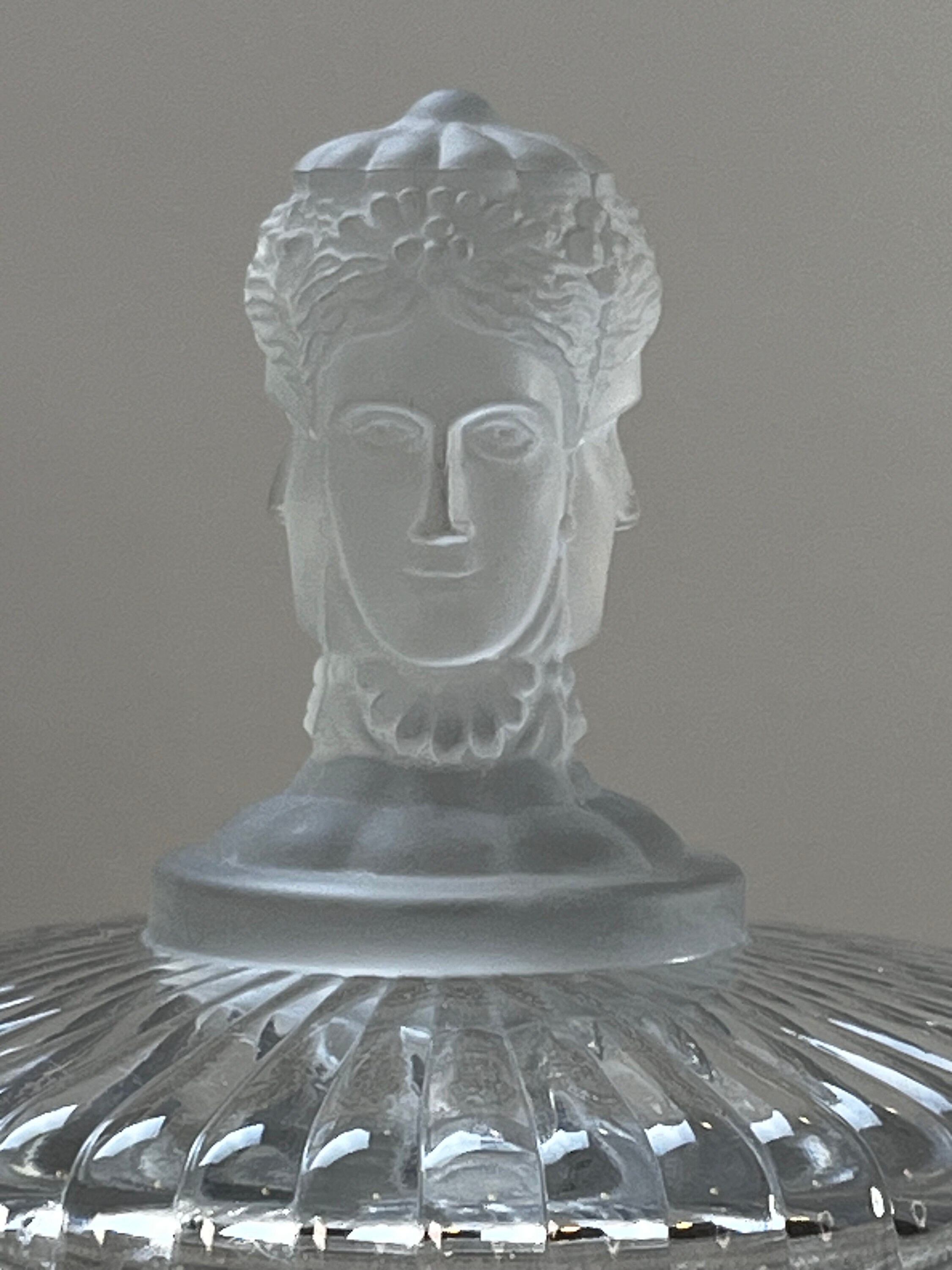 Imperial Glass Biscuit Jar 3 Sisters Made for the Museum of Modern Art ...