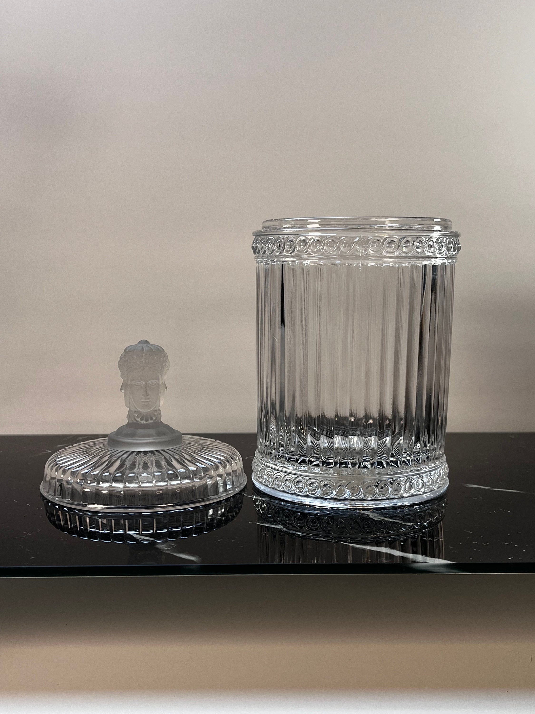 Imperial Glass Biscuit Jar 3 Sisters Made for the Museum of Modern Art ...