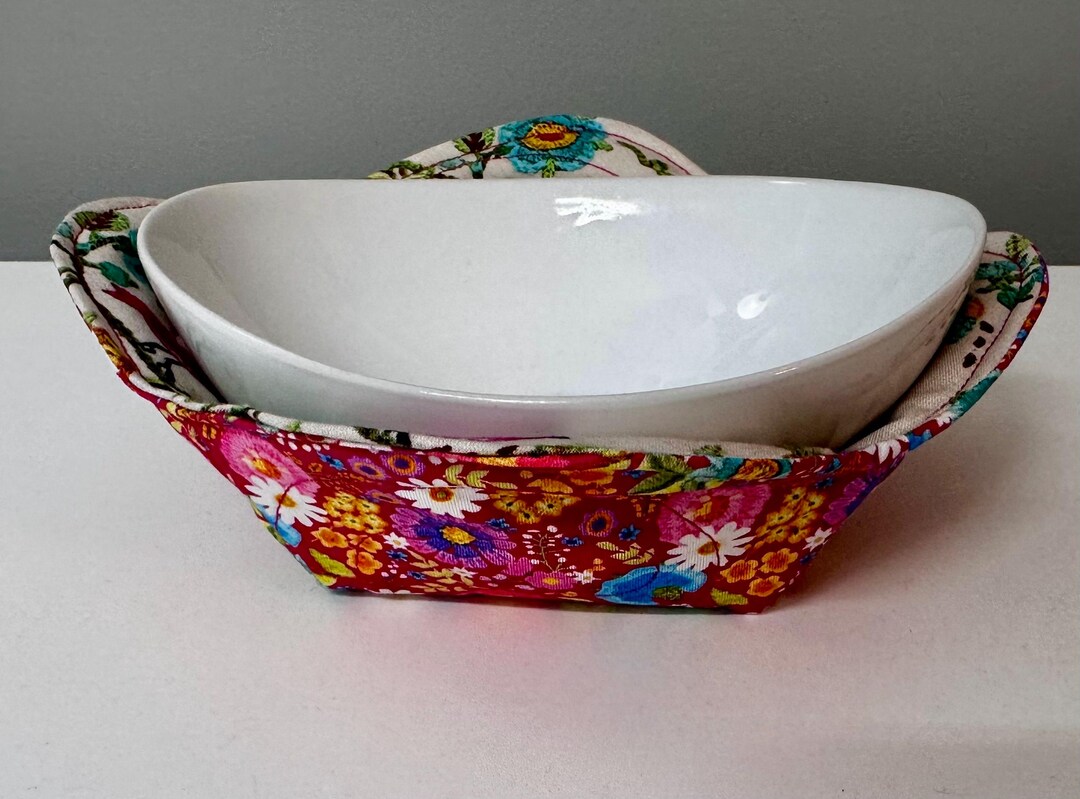 Reversible Quilted Bowl Cozy for Classic Sized Bowls - Etsy