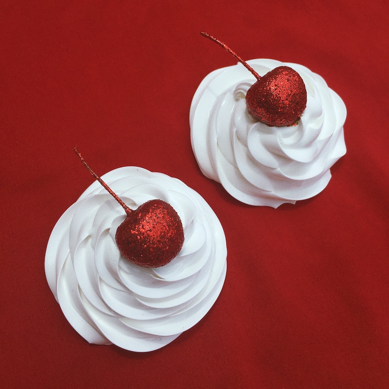 Sweet Cherry Whip Cream Pasties - Etsy