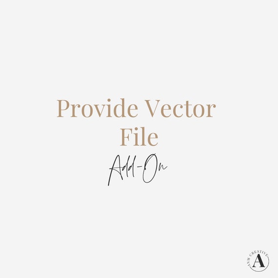 VECTOR FILE logo order add-on Graphic Design Paper & Party Supplies ...