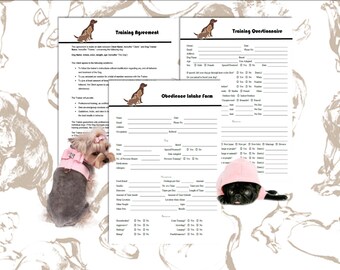 Dog Training Forms - Etsy