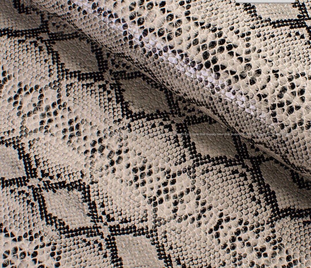 Brown Snake Embossing Faux Leather Sheet Pu Leather Supply Wholesale ...