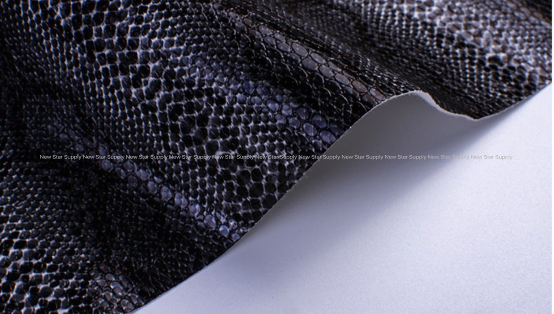 Black Snake Embossing Faux Leather Inch Pu Leather Supply Wholesale ...