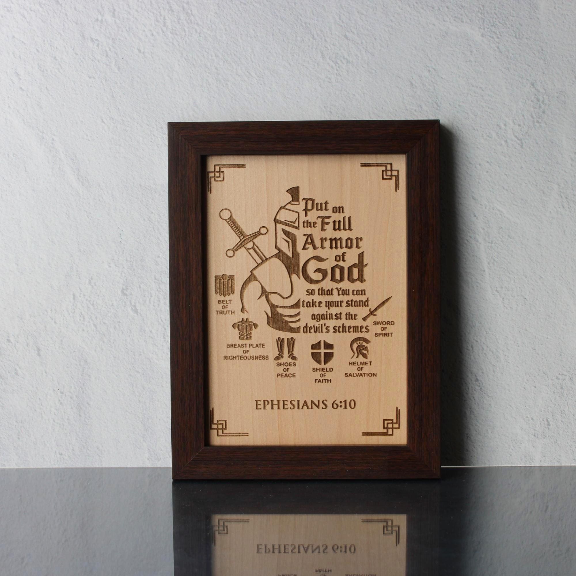 The Armor of God Decor Full Armor of God Father Gift Fathers Day Gift ...