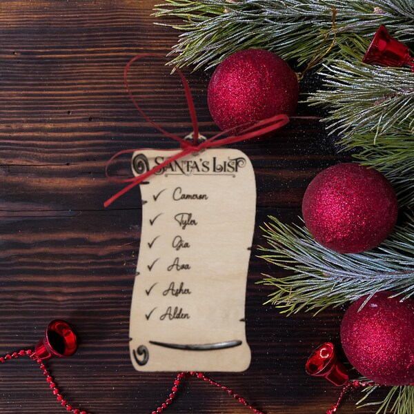 Santa Scroll - Etsy