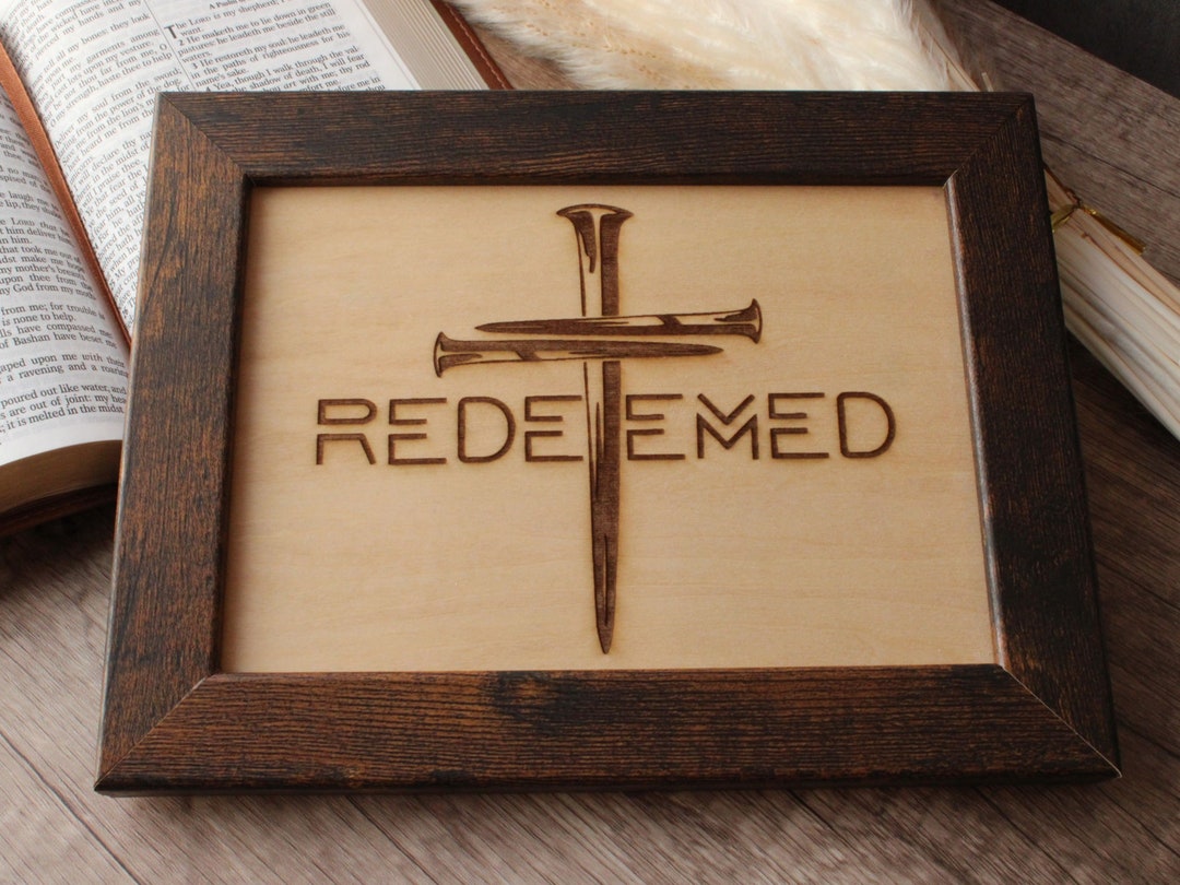 Redeemed by Jesus Forgives Christian Decor Gift for Family Christian ...