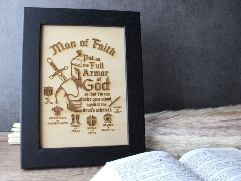 The Armor of God Decor Full Armor of God Father Gift Fathers Day Gift ...