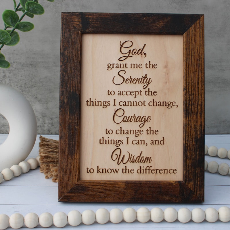 Serenity Sign - Etsy