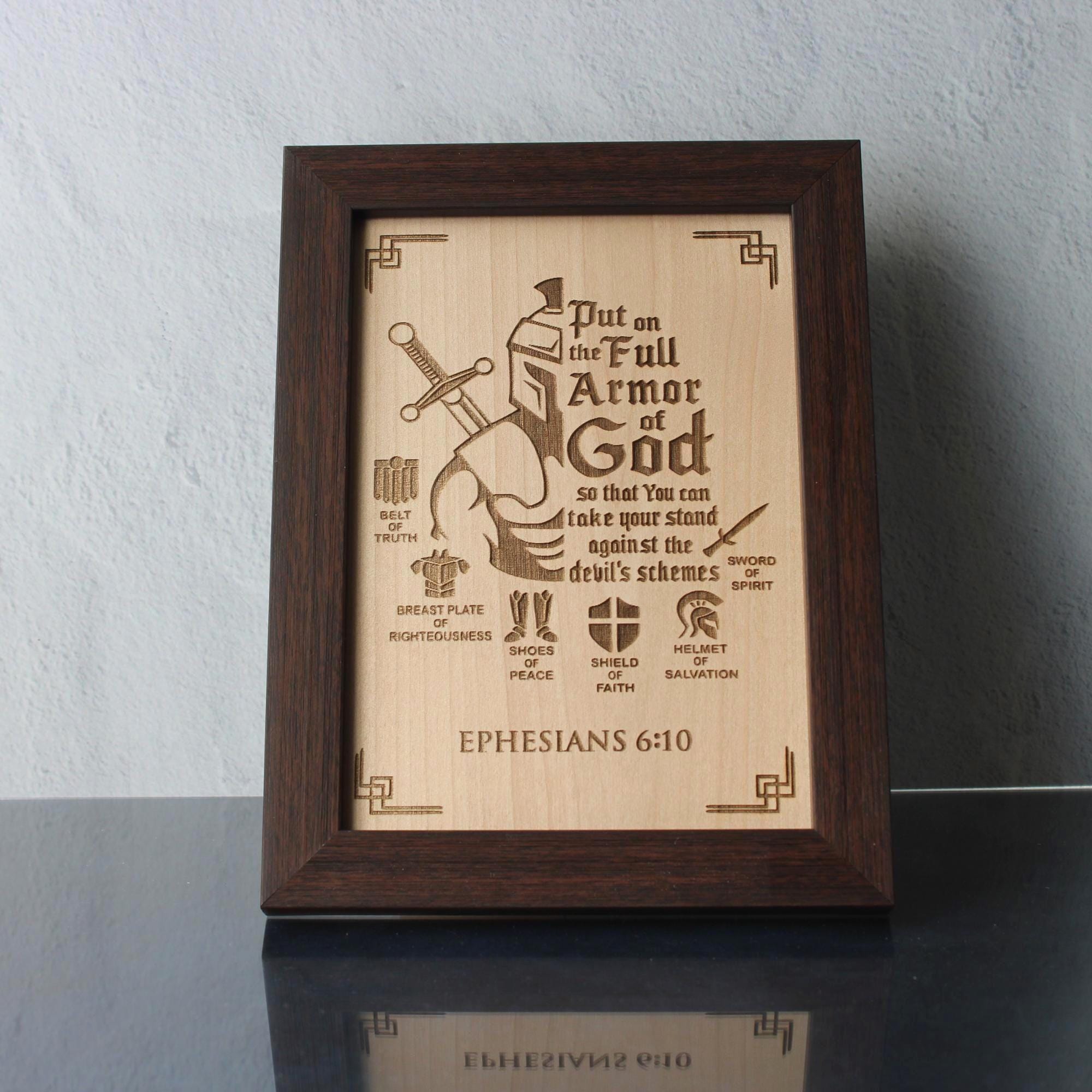 The Armor of God Decor Full Armor of God Father Gift Fathers Day Gift ...