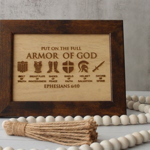 The Armor of God Sign Decor Full Armor of God Father Gift - Etsy