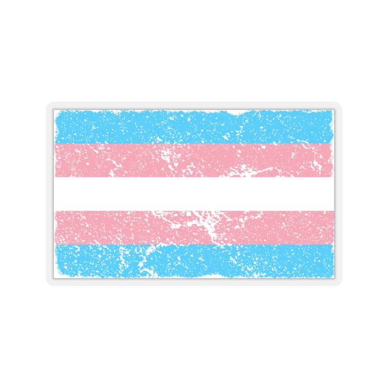 Transgender Pride Flag Vinyl Decal Sticker - Etsy