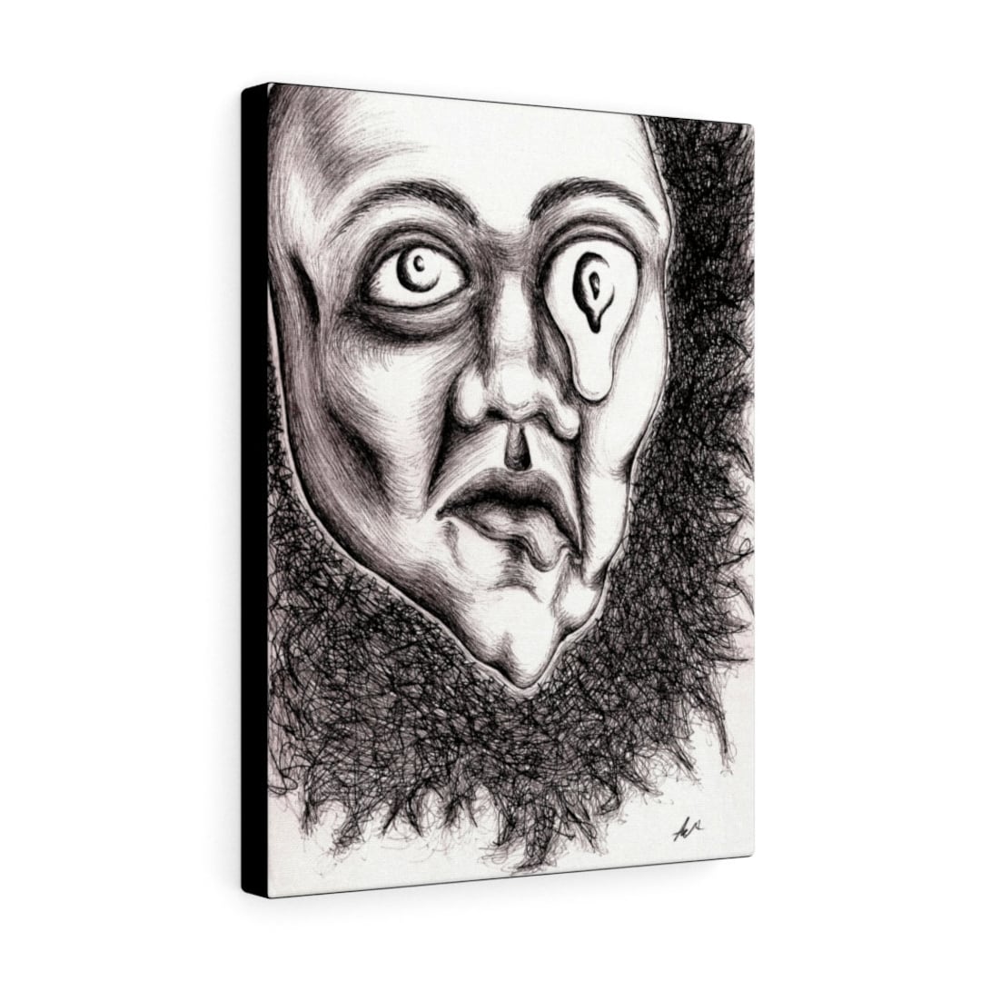 Dissociation | Surreal Horror Art Wrapped Canvas Print - Etsy