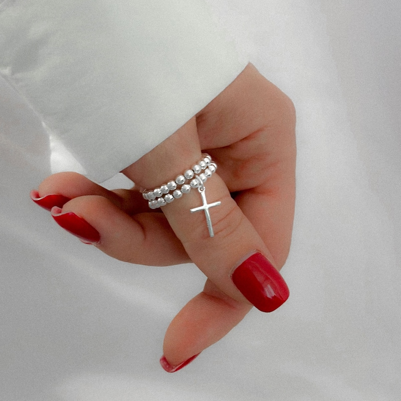 Cross Rings for Women - Etsy