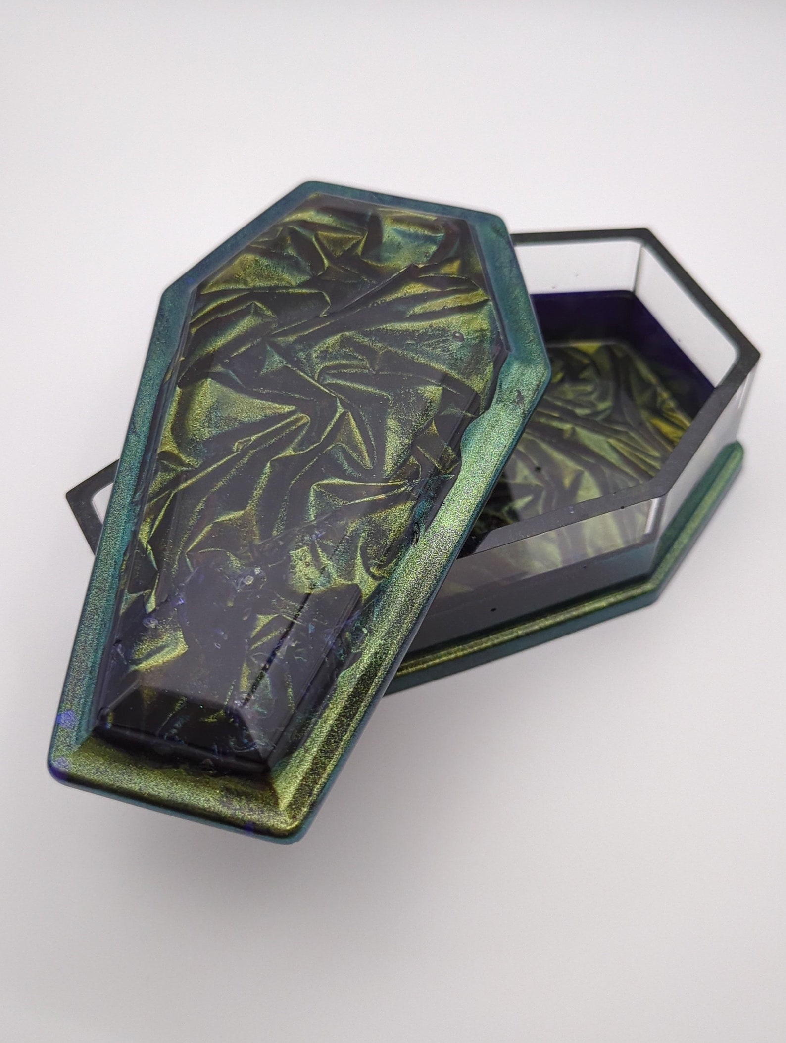 Coffin Box With Interlocking Lid - Etsy