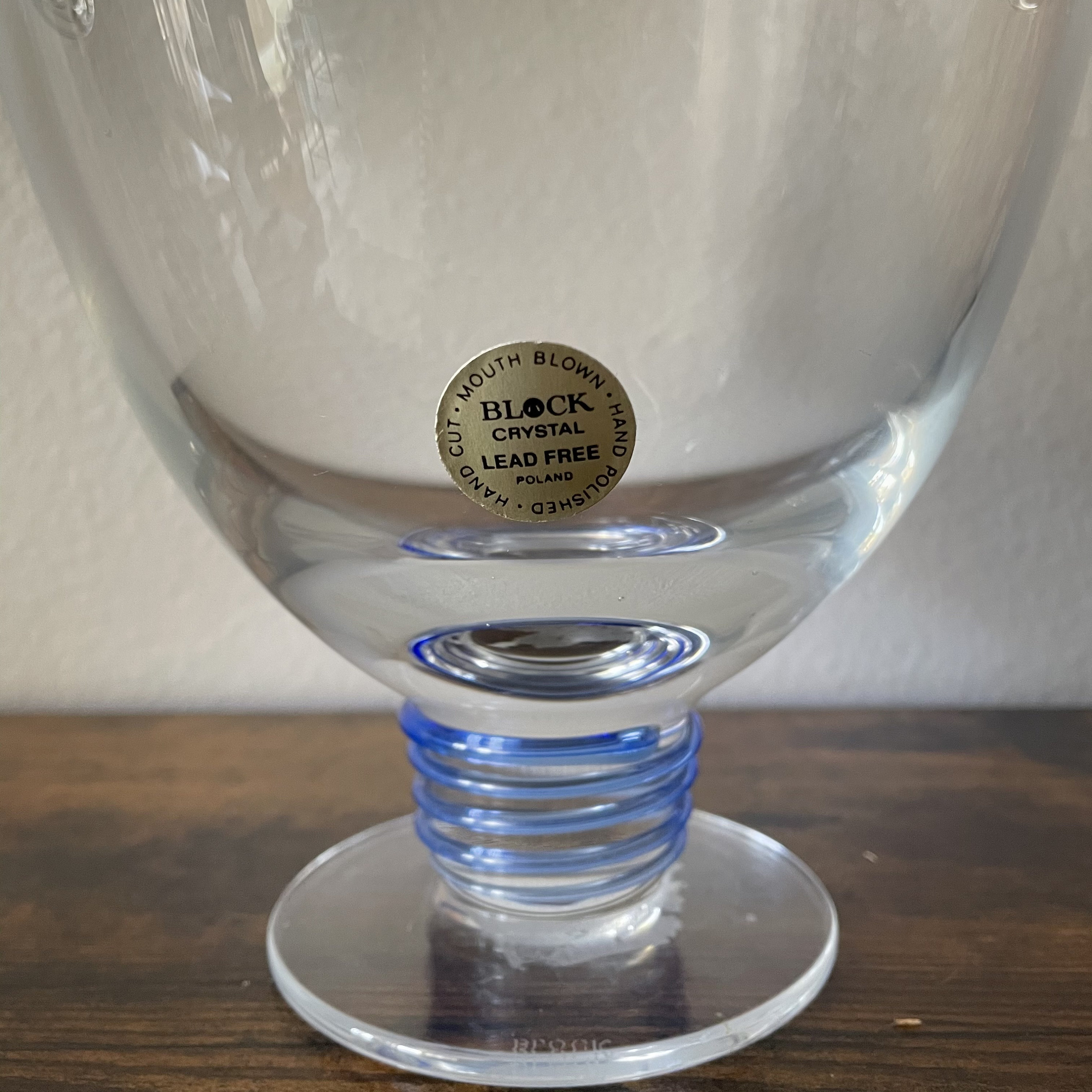 Vintage Block Crystal Lead Free Vase Made in Poland 7.25 Inch Tall - Etsy