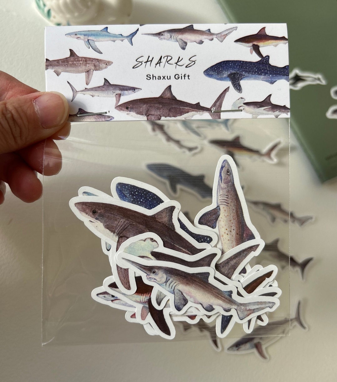 Stickers- Shark Stickers - Etsy
