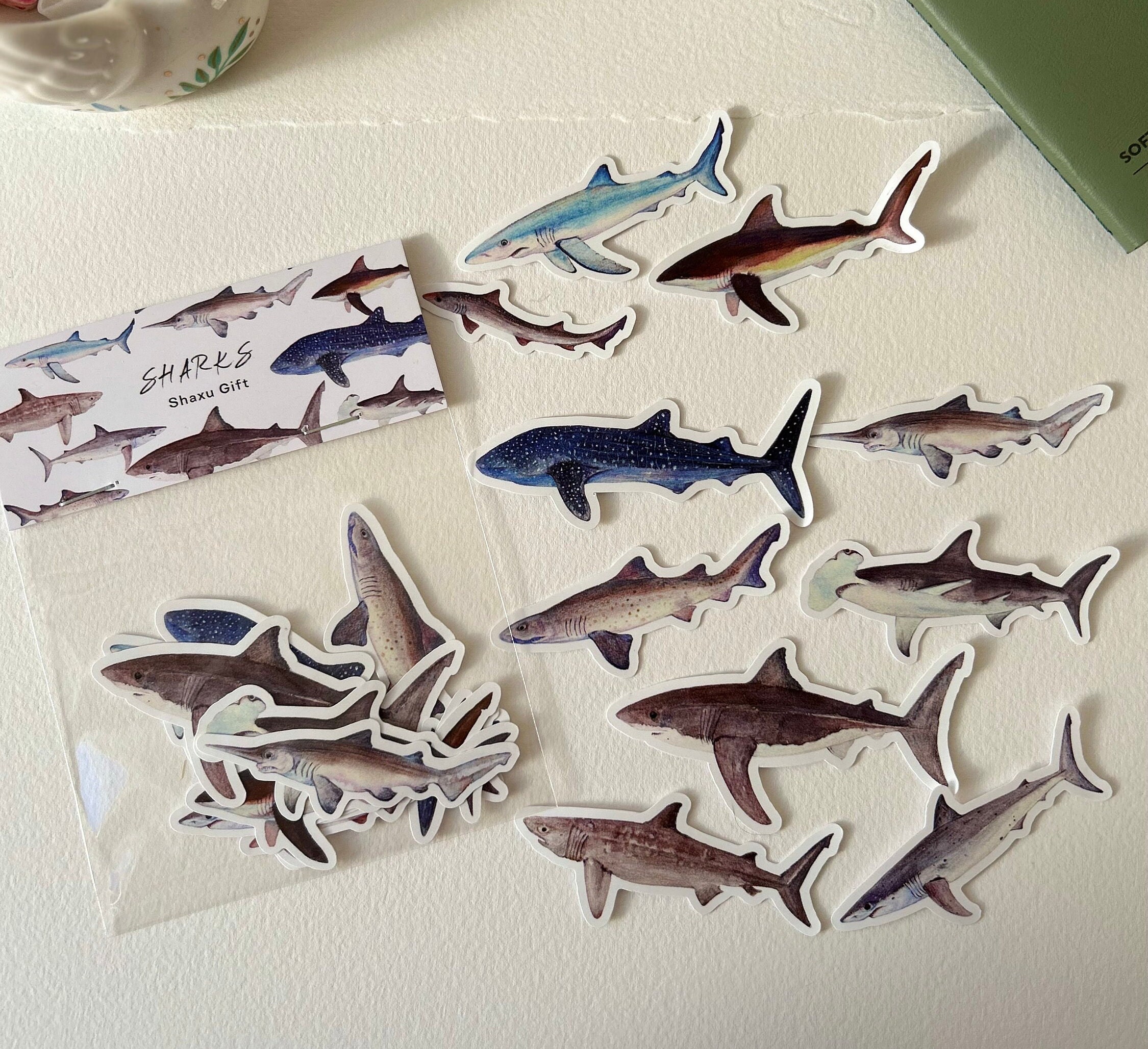 Stickers- Shark Stickers - Etsy