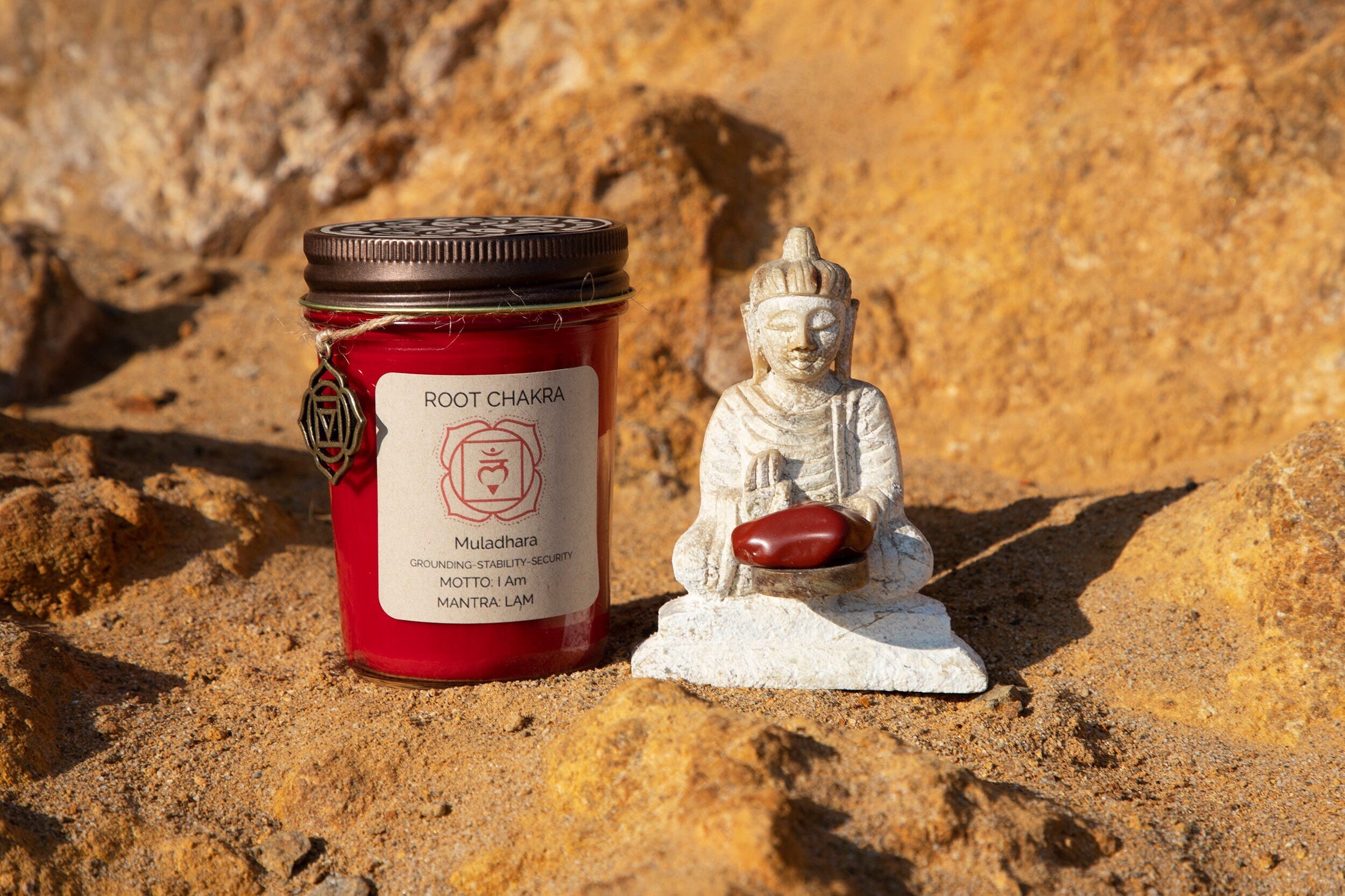Root Chakra Candle - Etsy