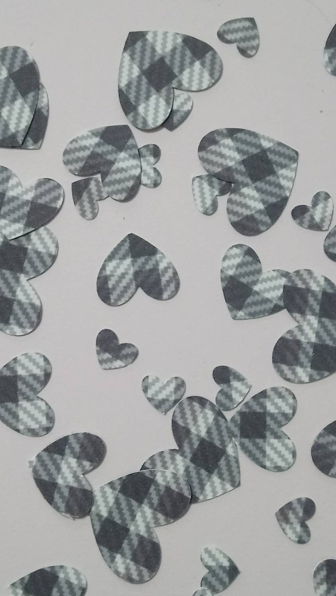 Burns Tartan Table Scatters, Plaid Clan Heart Confetti - Etsy