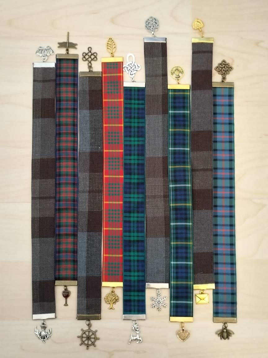 Book Series Bookmarks, Fraser Tartan Bookmarks, Fraser Plaid Bookmarks ...